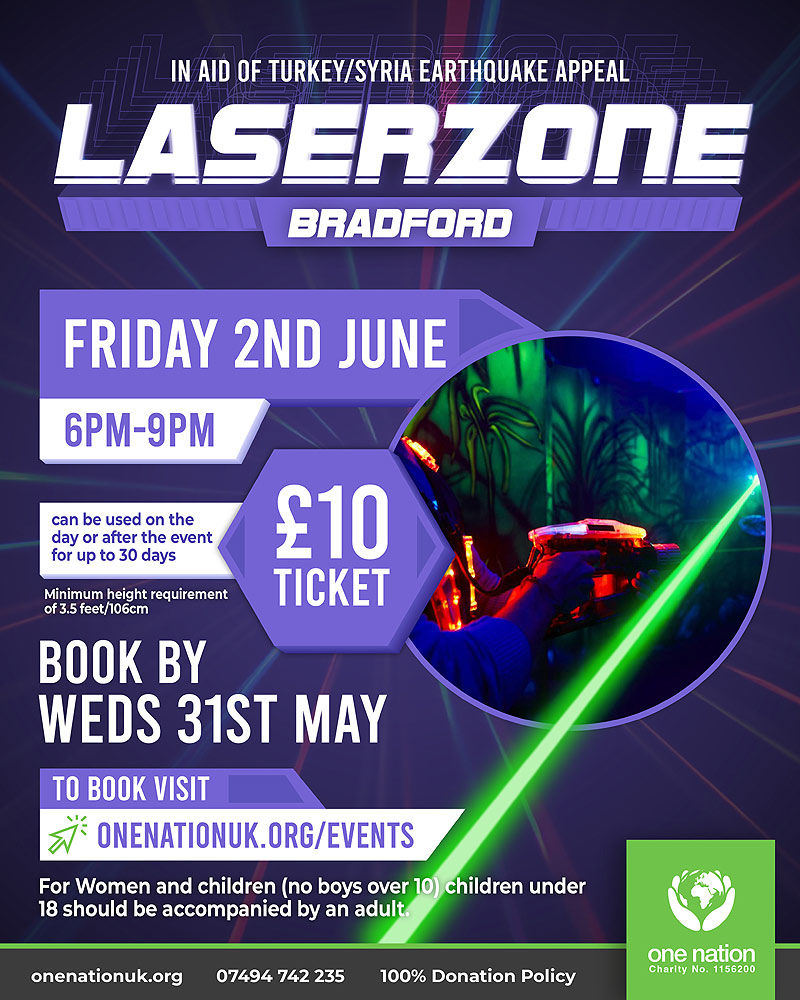 Laserzone Bradford One Nation Laserzone Onenationuk Charity Event